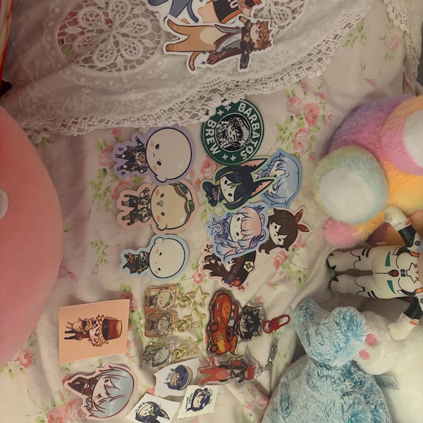 Identity V IDV Long Cat Charms / Stickers - Etsy