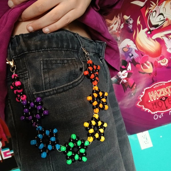 Kandi Star Belt Chain - Etsy