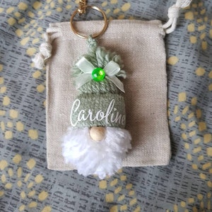 BEST SELLER Personalised Gonk/gnome Keyring Key Ring Uk, Not Suitable ...