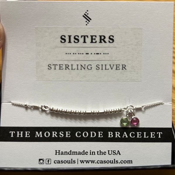 Custom Morse Code Bracelet • friendship Christmas Gift Secret Message ...