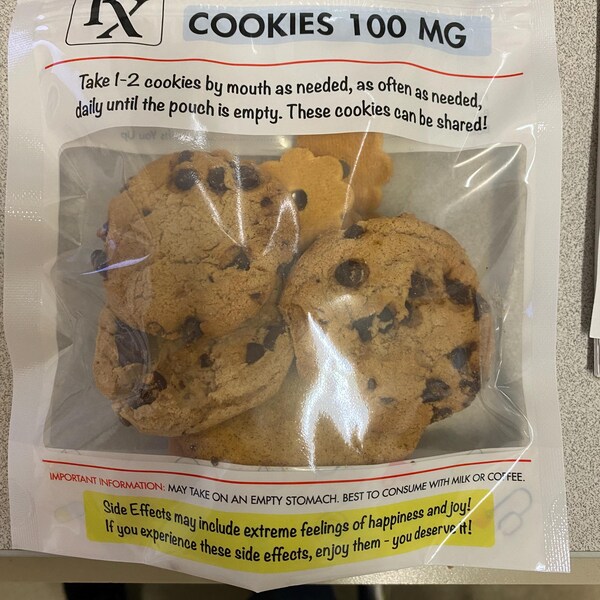 Printable Rx Label for Cookie prescription Jar 3 X 4 Cookie Rx Jar ...