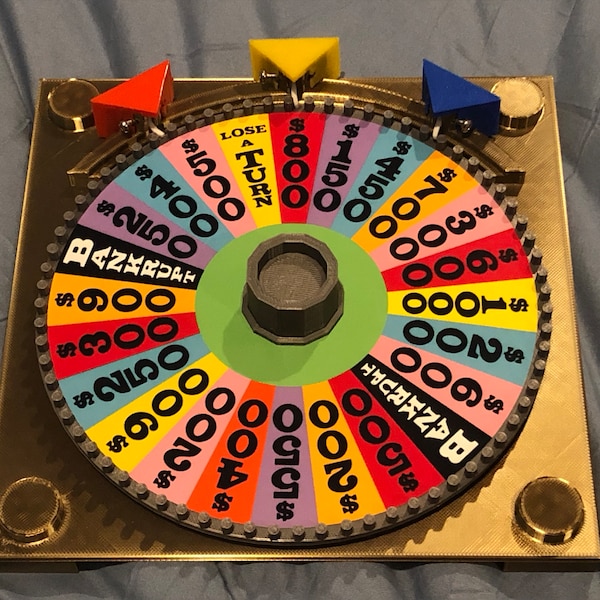80s 90s Era Wheel of Fortune Board Game Wheel Spinner - Www.facebook ...