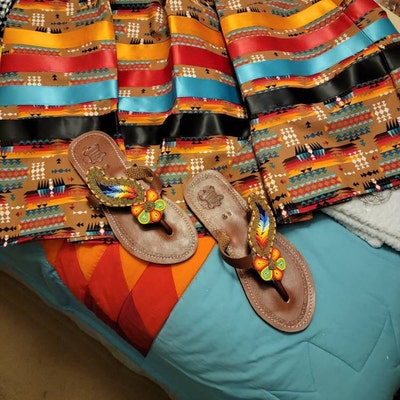 Black Satin Ribbon Skirt Satin Ribbon Skirt Native American Ribbon ...