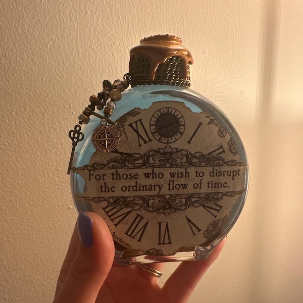 Color Changing Time Travel Potion Bottle: Steampunk Fantasy Decor - Etsy