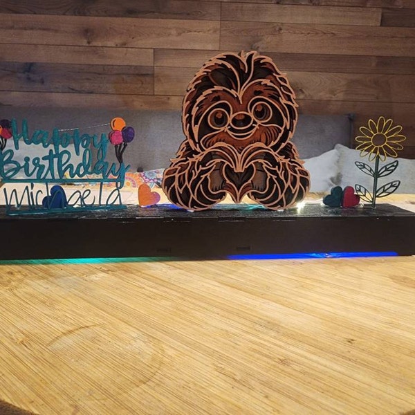 3D Australian Shepherd Mandala SVG File,3d Layered Dog,multilayer Svg ...