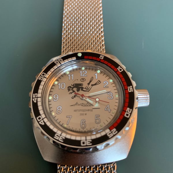 The Gearwheel Vostok Bezel Watch Custom Bezels Amphibia & Komandirskie ...