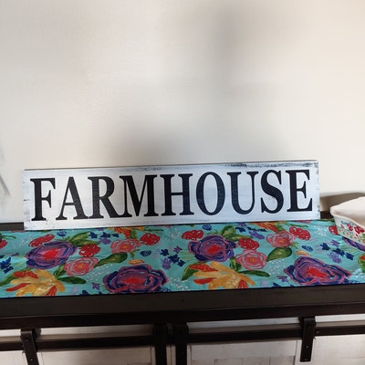 Farmhouse Signlarge Farmhouse Signrustic Farmhouse Signkitchen ...