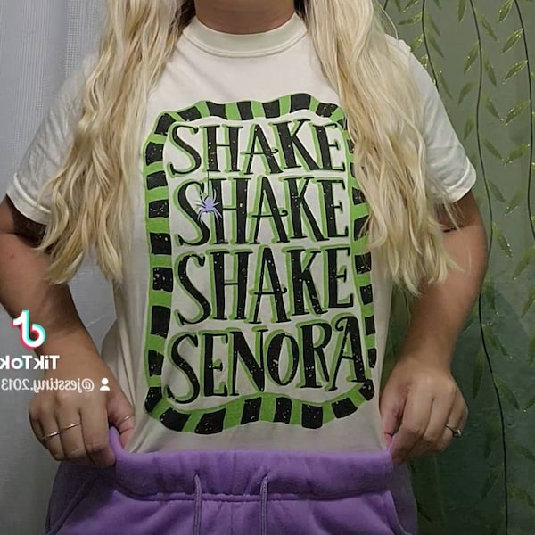 Shake Shake Shake T-shirt - Awesome Cool Halloween Costume Tee, Stripe ...