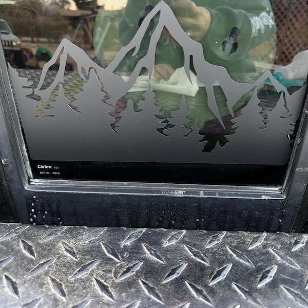 Fits 2015-2020 Chevy Tahoe Rear Side Windows Punisher Distressed ...