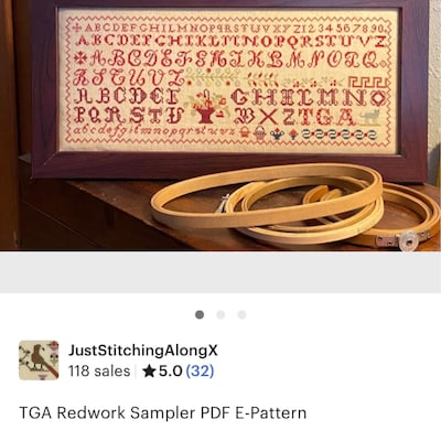 Alice Wright 1858 Sampler Chart PDF E-pattern - Etsy