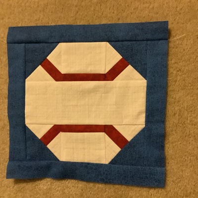 Baseball Ball and Glove 10.5 & 12.5 Quilt Block Patterns - Etsy