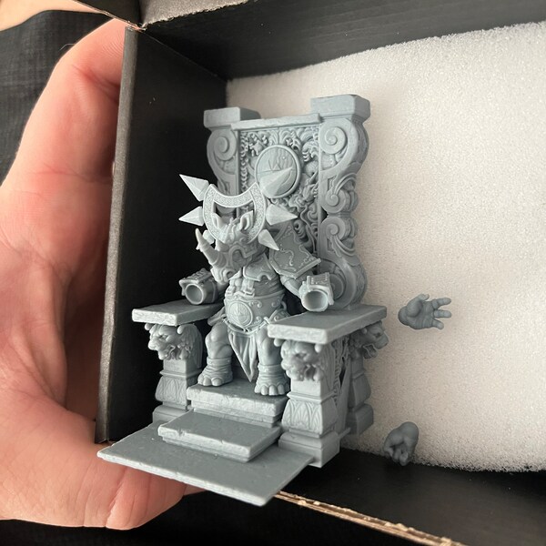 Colonel Thierry Du Lion D'argent Paladin Bust to Paint Dungeons Dragons ...