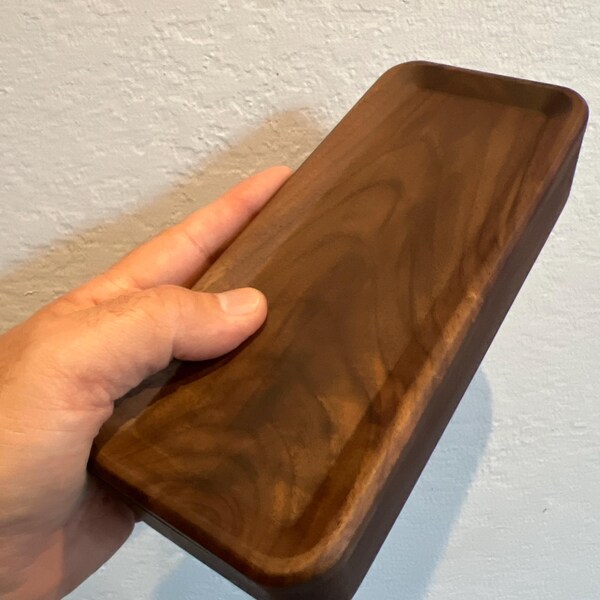 Handcrafted Walnut Wood Box: Home Decor Storage Organizer - Etsy