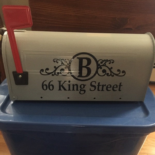 Mailbox Decal, Custom Mailbox Decal, Address Decal, Mailbox Numbers ...