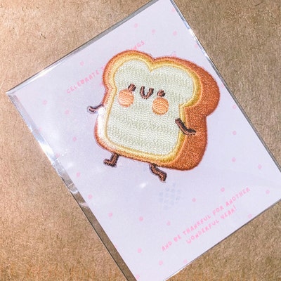 Bread Patch, Cute Patches, Self Adhesive Patch,iron on Patch, Diy ...