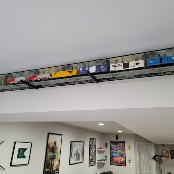 O Scale Wall Mount Room Kit for Train Track, Fits 10ft X 10ft, Larger ...