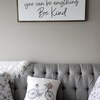 Be Kind Sign Living Room Wall Decor Girls Room Sign in A World Where ...
