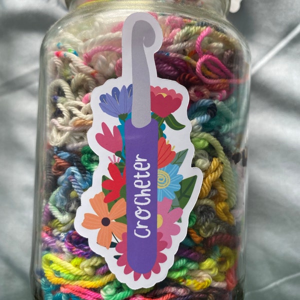 STFU I'm Counting Sticker, Crochet Stickers, Gift for Crocheter, Gift ...