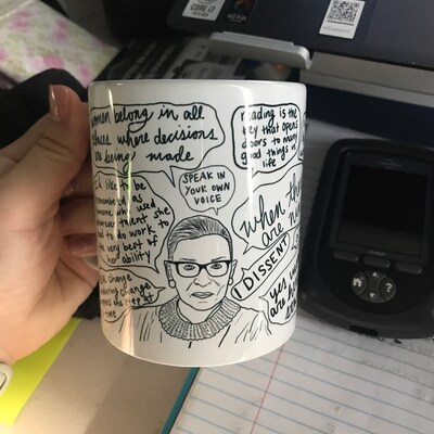 RBG Quotes Mug - Etsy