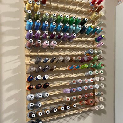 192 Spool Thread Rack 2 Inch Spacing-thread Organization - Etsy