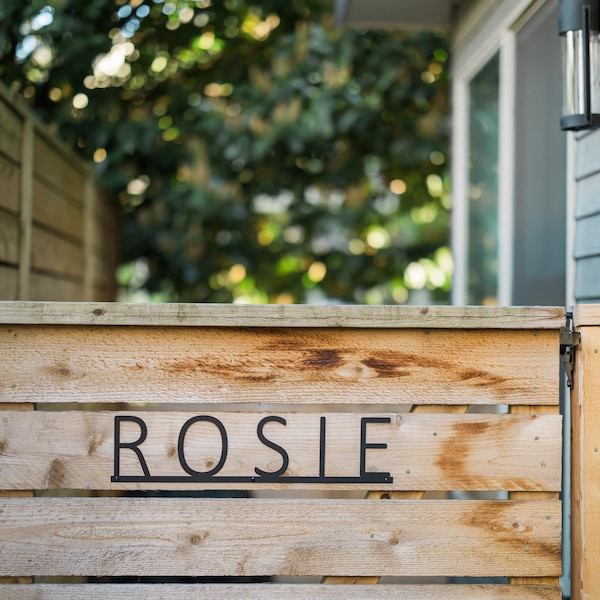 Custom Metal House Name Sign,outdoor House Name Plaque, Outdoor House ...