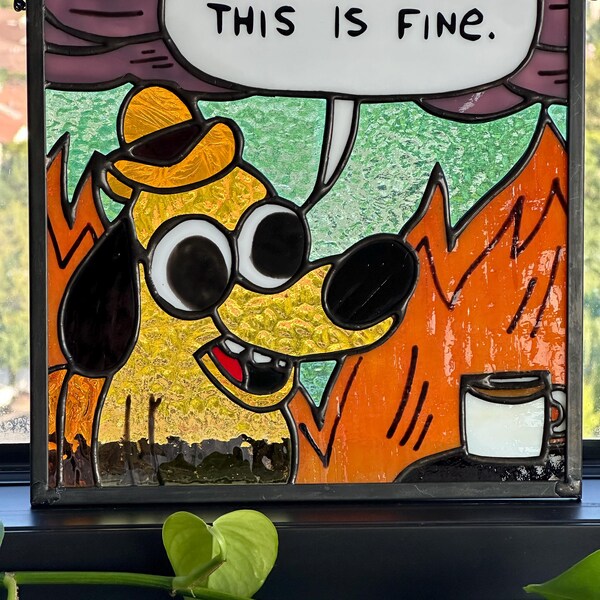 This is Fine Stained Glass Panel - Internet Meme - Leaded Glass ...