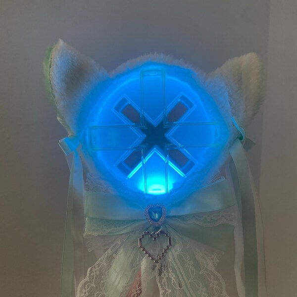 TXT Moabong Ver.1/2 Light Stick Cover | Ribbon Bow Decor | Kpop Concert ...