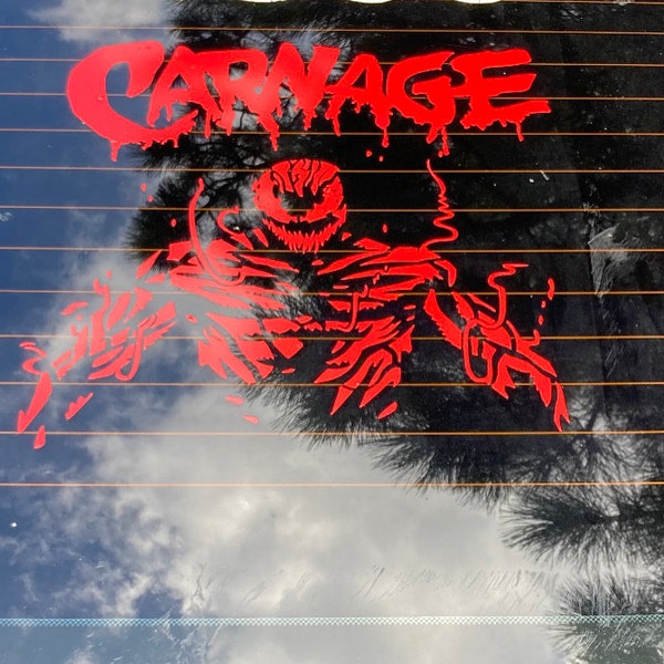 Carnage Svg, Carnege Cricut, Symbiote Svg, Cut Files for Cricut ...