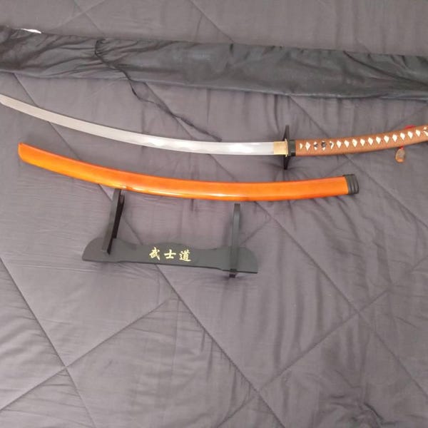 Handmade Afro Sword, Classic Samurai Tachi Sword Real Martial Art Sword ...