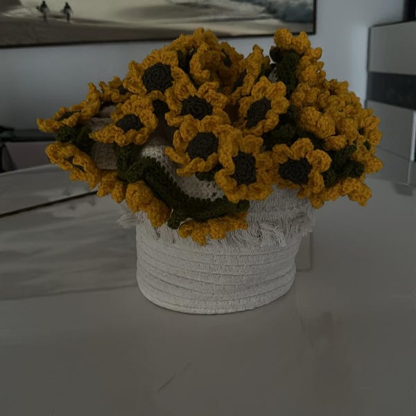 Pattern With Video Tutorial, Crochet Carnation Bouquet Blanket Pattern ...