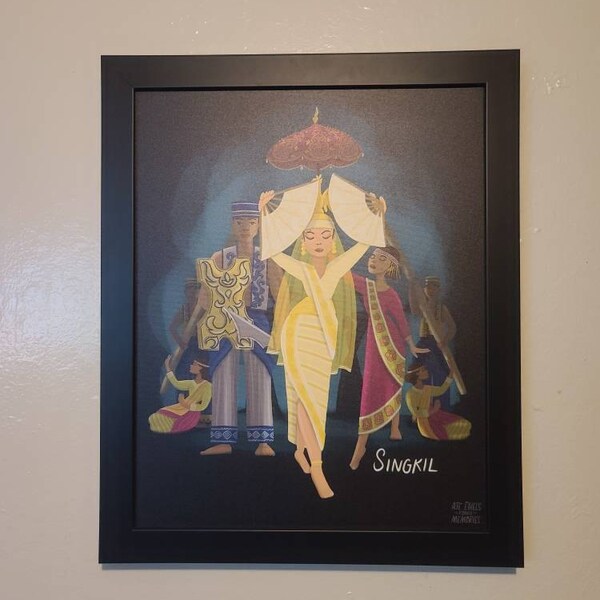 Singkil Print: Filipino Folk Dance Illustration - Etsy