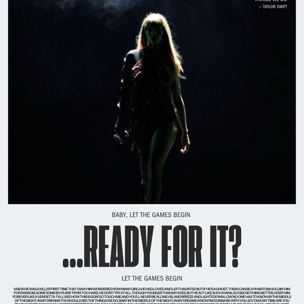 LWYMMD Reputation Vinyl Polaroid Taylor Swift Wall Art Look What You ...