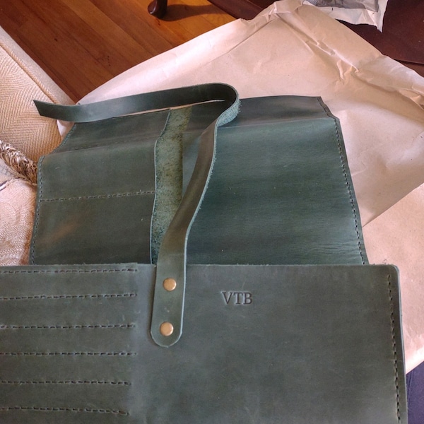 Leather Roll, Artist Roll, Leather Pencil Roll, Leather Pencil Case ...