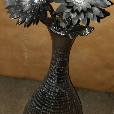 Metal Daisy Iron Anniversary 6th Anniversary Hand Forged Wrought Iron ...