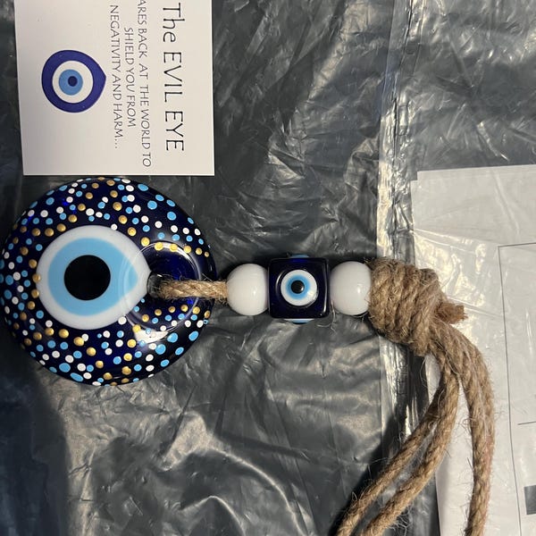 Unique Christmas Gift Ideas, 50% SALE, Evil Eye Wall Hanging, Evil Eye ...
