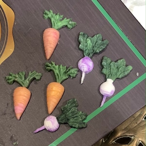 VEGETABLES MOLD Carrot, Radish, Pepper, Tomato, Cabbage Silicone ...