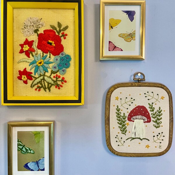 Mini Aperol Spritz Matchbook X Disco Tile Art Shadow Box Bar Cart Decor ...