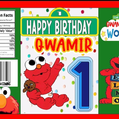 Elmos World Chip Bag Printout JPEG - Etsy