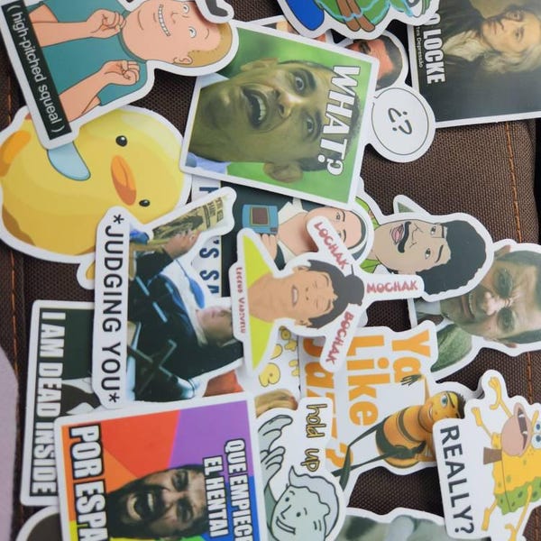 100 Random Inspirational Movie Quote Stickers, Motivational Stickers ...