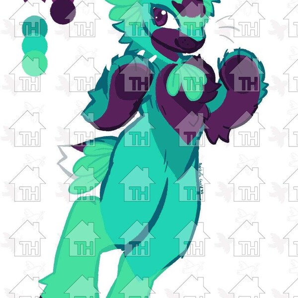 Banana Beak Pancan Furry Character Adopt Fursuit Ref Sheet - Etsy