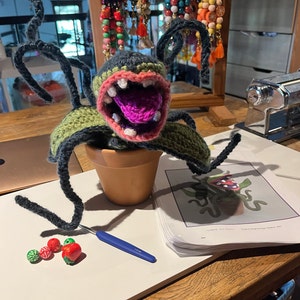 Crochet Audrey 2 Man Eating Plant Photo Tutorial Feed Me Seymour - Etsy
