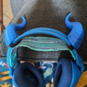 Dragon Horns for Headset 3D Printed Horns for Headphones Satyr Horn ...