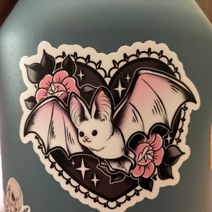 Little Bat Vinyl Sticker - Etsy