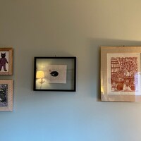 Starling Linocut Print, Original Linoprint, Bird Art, British Wildlife ...