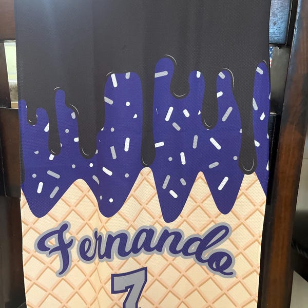 Custom Sport Swag Ice Cream Cone Drippy Style Cooling Towel Ridiculous ...