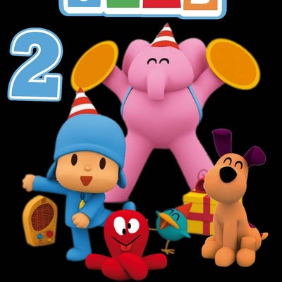 Pocoyo Photo Booth Frame Pocoyo Birthday Party Pocoyo - Etsy