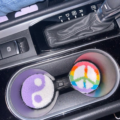 Set of 2 Car Coasters,cute Car Accessories,customisable Car Decor,new ...