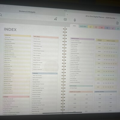 Goodnotes Template, Monthly Habit Tracker, Daily Habit Planner, iPad ...