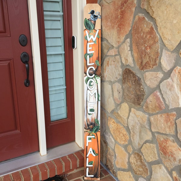 Fall Wecome Sign, Fall Decor, Pumpkin Welcome Sign, Pumpkin Decor ...