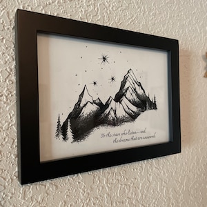 ACOTAR Series Art Print Velaris Night Court Bookish Gift Quote Wall Art ...